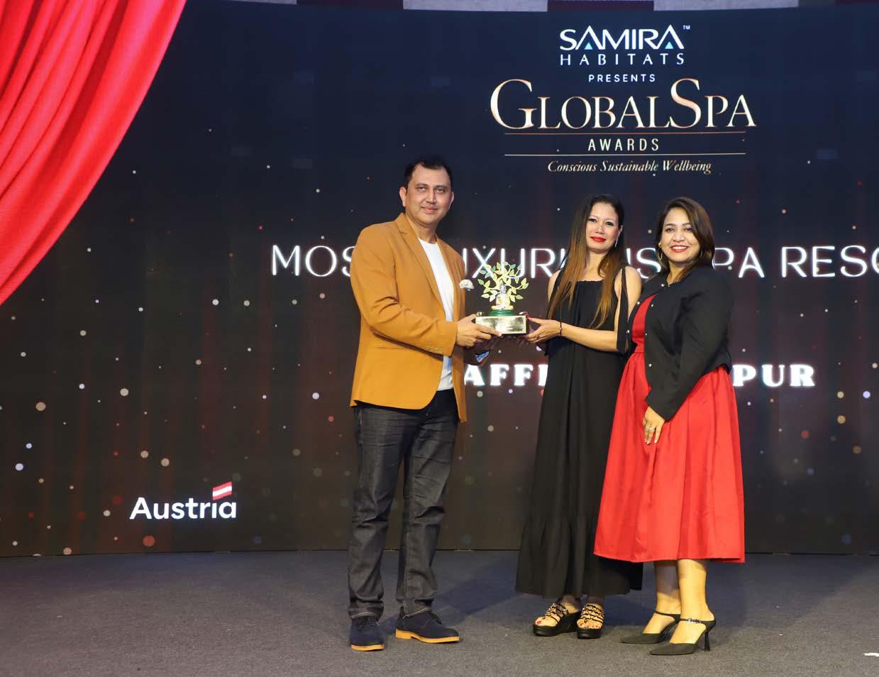 Raffles Udaipur Honoured with ‘MOST LUXURIOUS SPA RESORT' AT THE GLOBAL ...