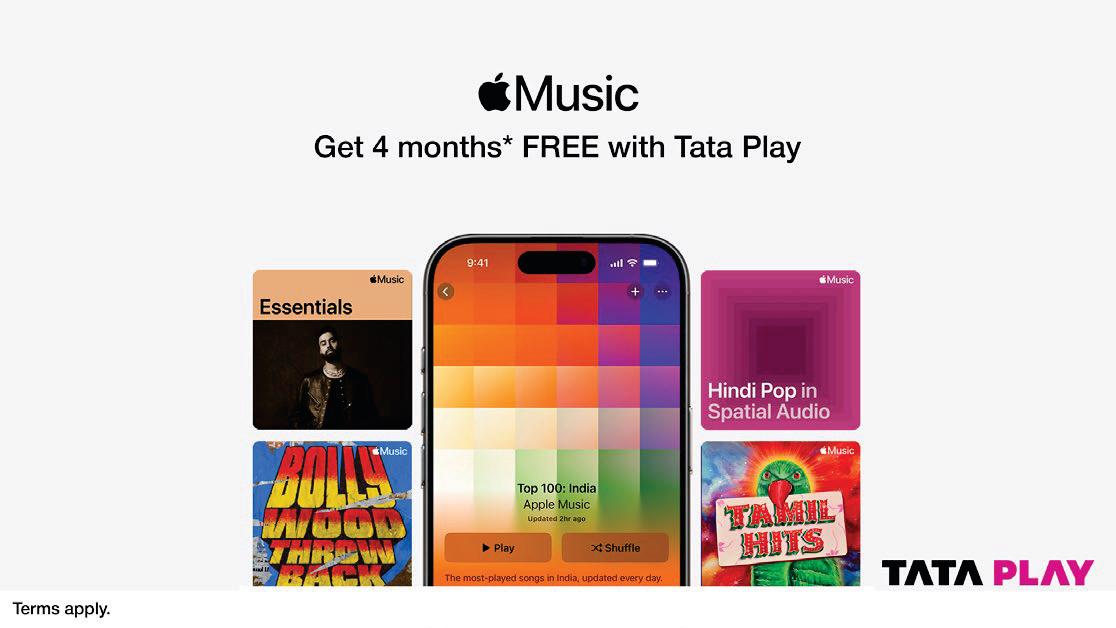 TATA PLAY USERS CAN NOW ACCESS APPLE MUSIC ACROSS PLATFORMS THROUGH ...