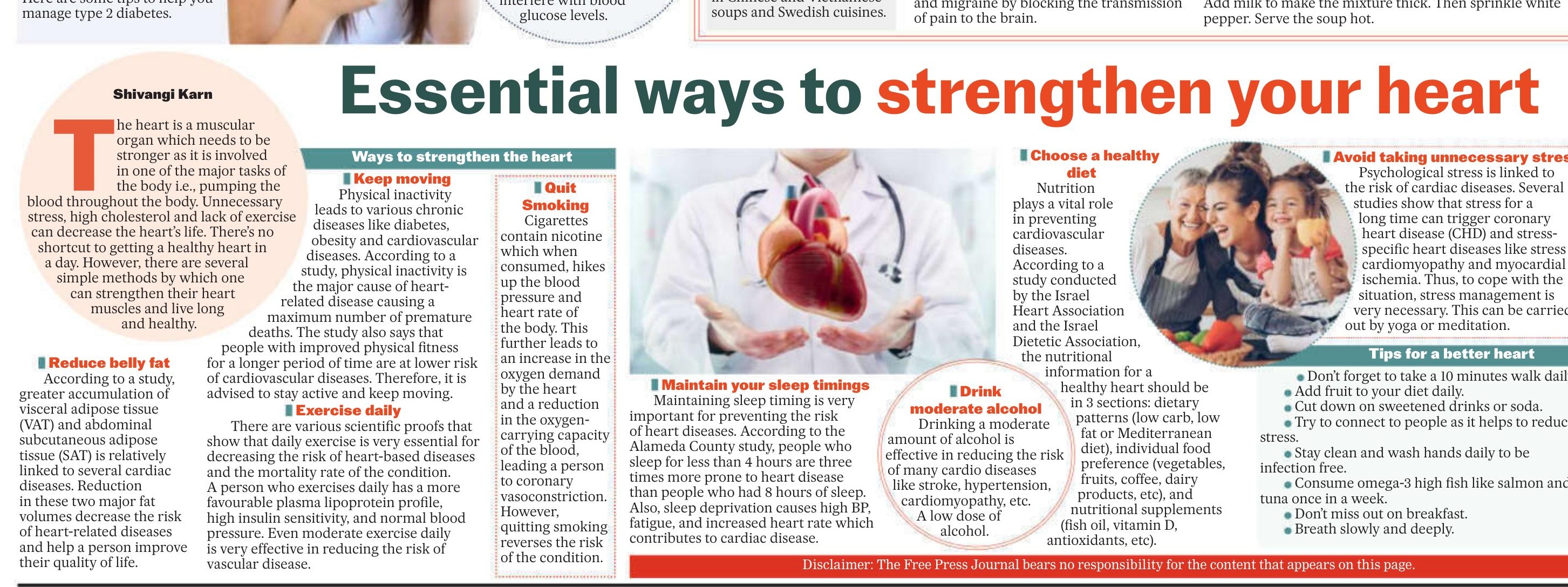 Essential ways to strengthen your heart - Read this story on Magzter.com