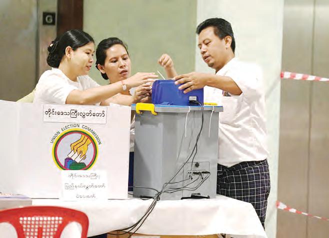 Polls open for Myanmar's first election since military seized power ...