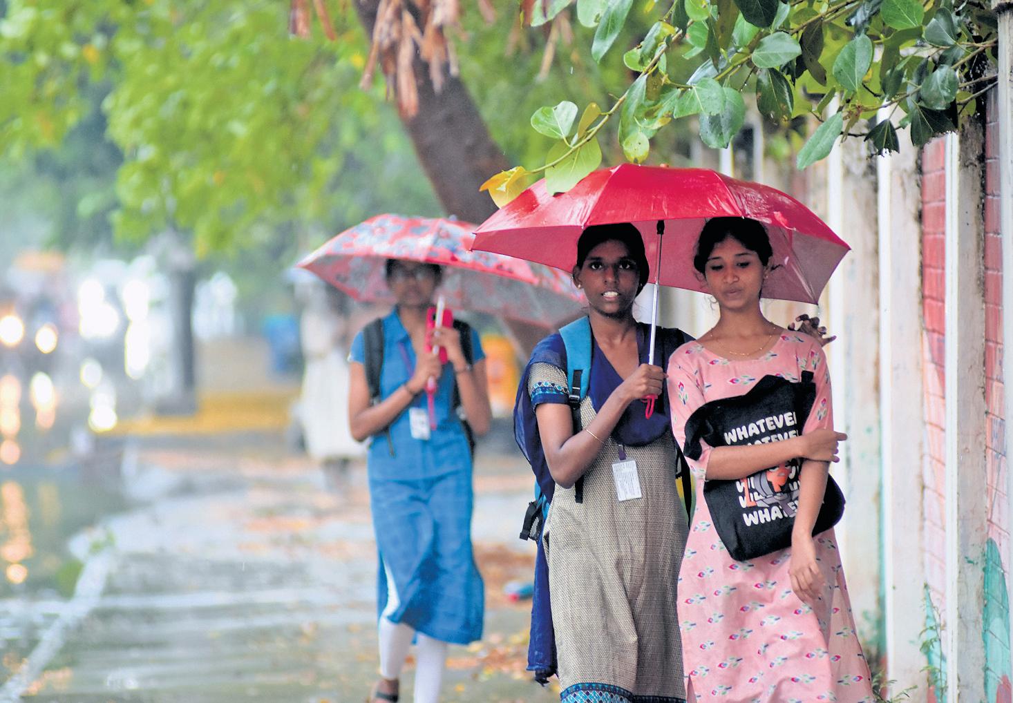 Rare April rain pounds parts of city | The New Indian Express Chennai ...