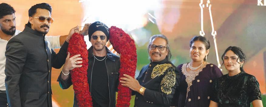 King Khan Shah Rukh Khan Inaugurates Kannan Ravi Group's Panther hub in ...