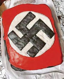 'Swastika cake and Nazi flags' | Daily Express - newspaper - Read this ...