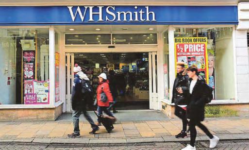 WH Smith high street sale on track as stores will rebrand as TG Jones ...