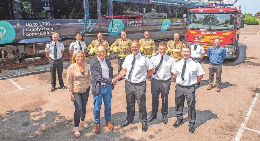 Fire service given a decomissioned train carriage for emergency ...