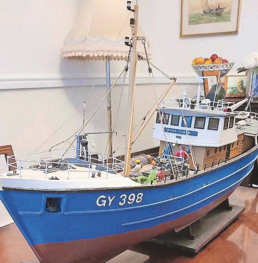 'Beautiful' model of Grimsby's famous Ross Tiger trawler up for grabs ...