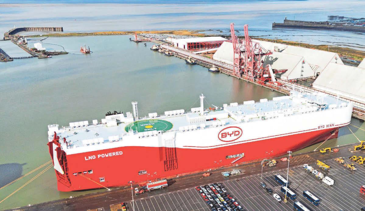 Chinese car brand land massive ship at Portbury | Western Daily Press ...