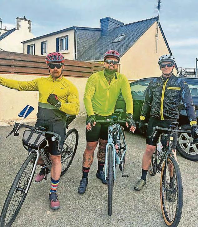 Novice trio set out on long cycle ride to Spain | The Herald ...