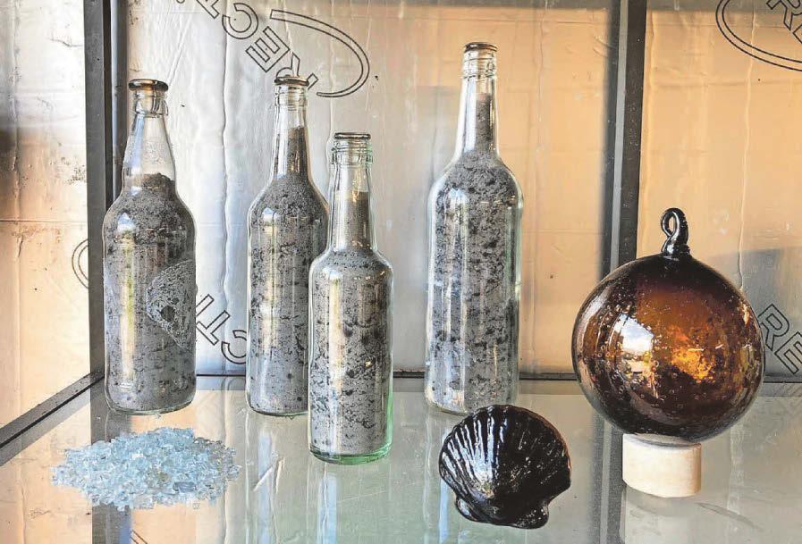 Waste glass upcycled into stylish art pieces | Western Morning News ...
