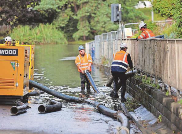 Key road remained blocked as efforts to clear flood continue | South ...