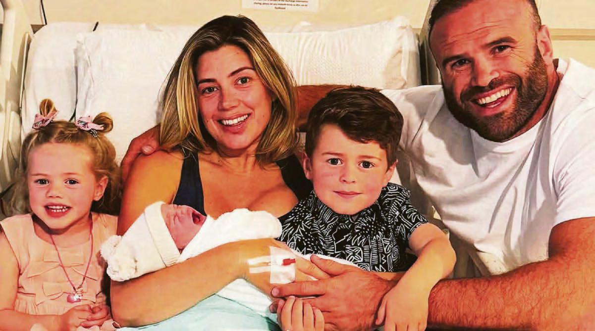Rugby legend and wife welcome their third child | Western Mail ...