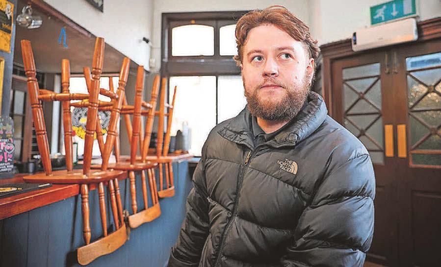 'Leaving the pub was the only way out - so we would not put customers ...