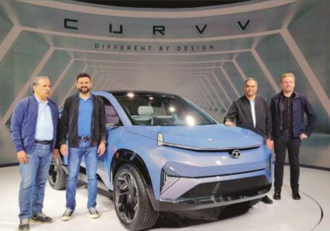 Tata Motors Unveils Concept e-SUV Curvy | Financial Express Mumbai ...
