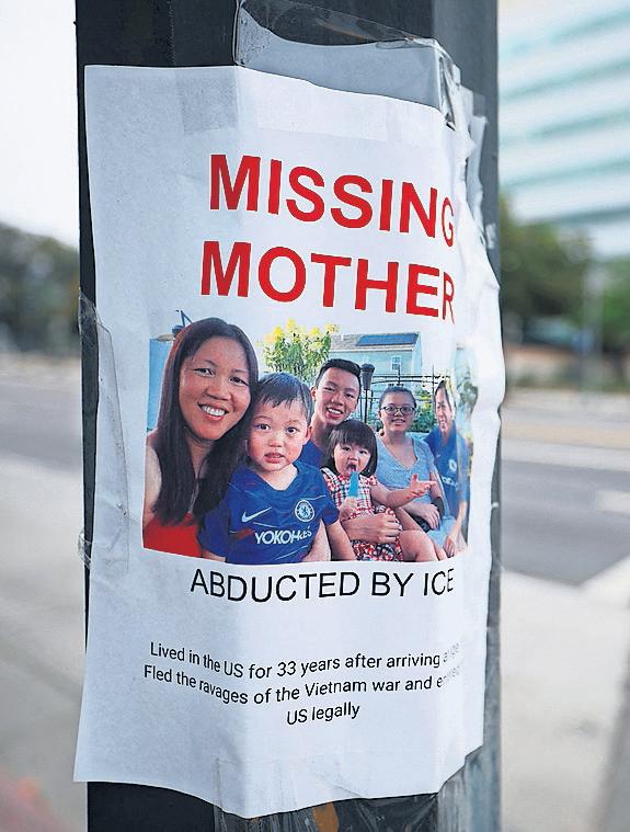 'Abducted by Ice' Missing people posters appear in Los Angeles after ...