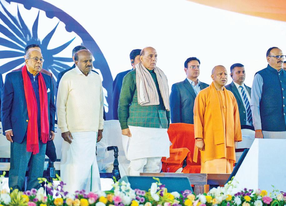 UP's transformation on display as Yogi, Rajnath open Ashok Leyland EV ...