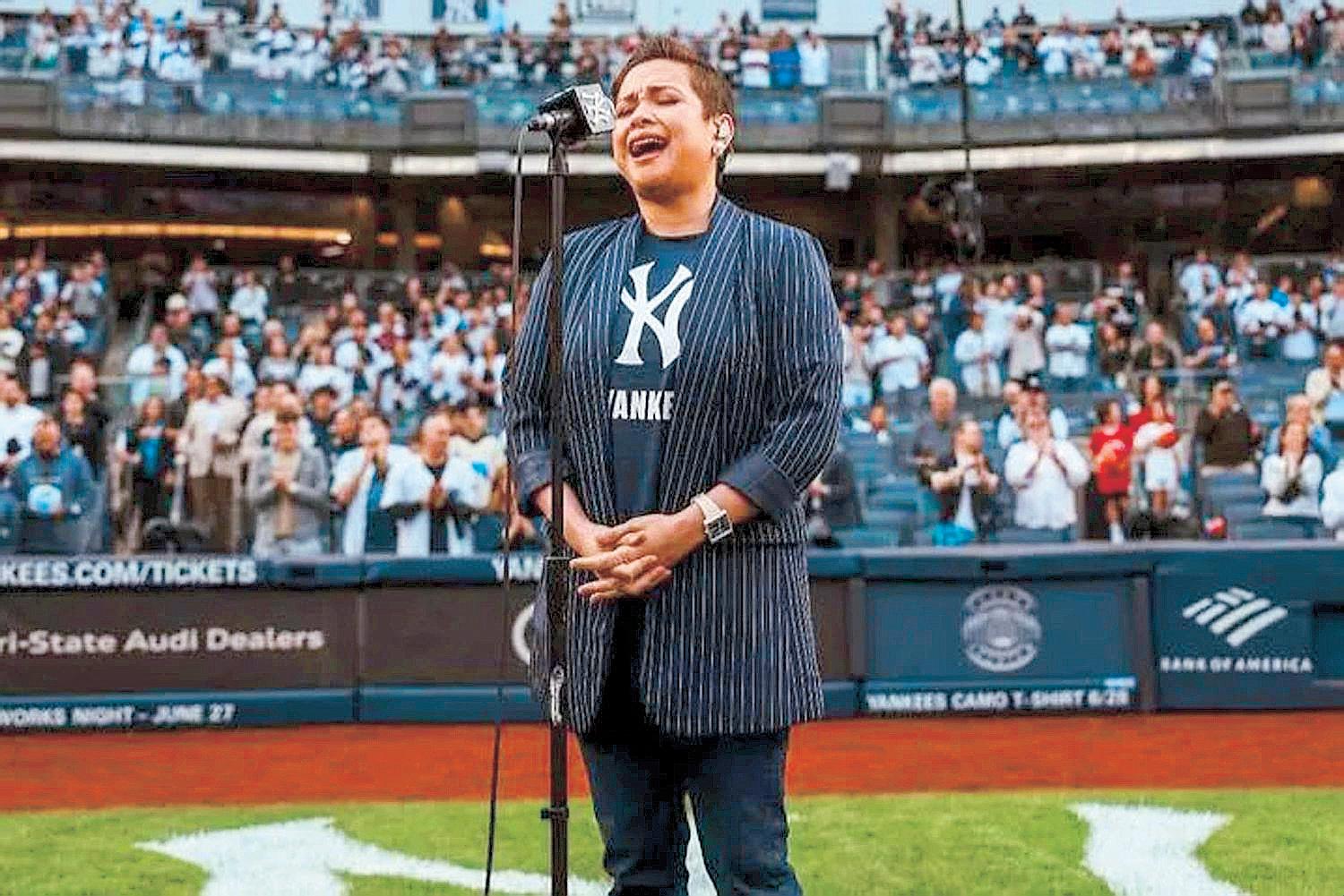 Lea Salonga Sings US National Anthem at Yankees Game | The Philippine ...