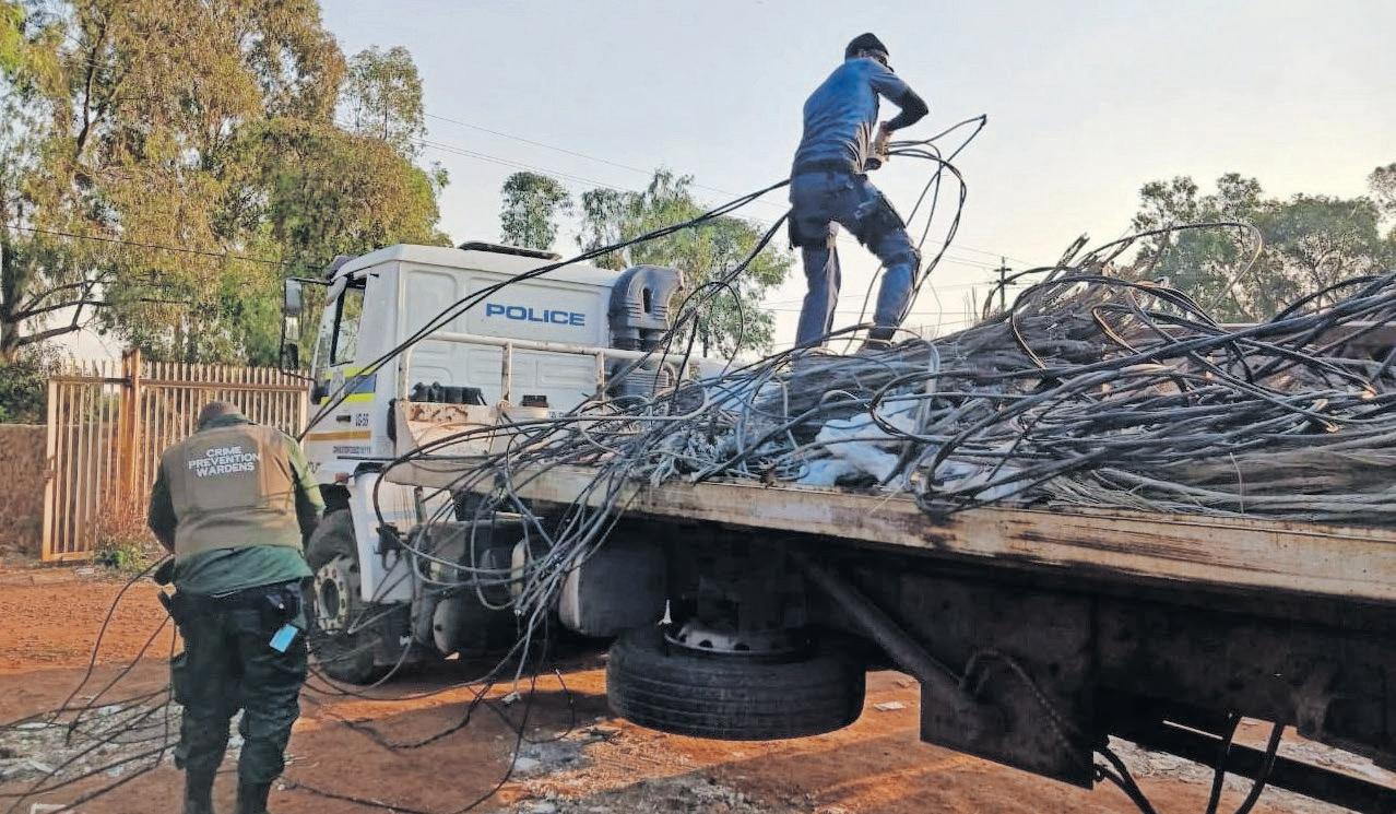 Police recover stolen copper cables worth about R3m | The Star - newspaper - Read this story on ...