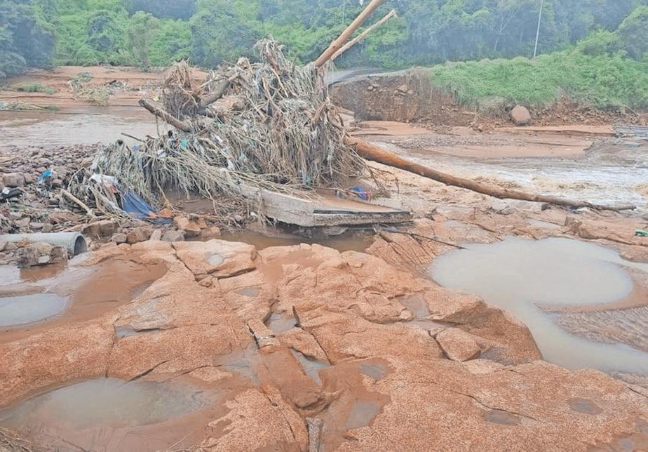 Joy as Coedmore Bridge reopens three years after devastating floods ...