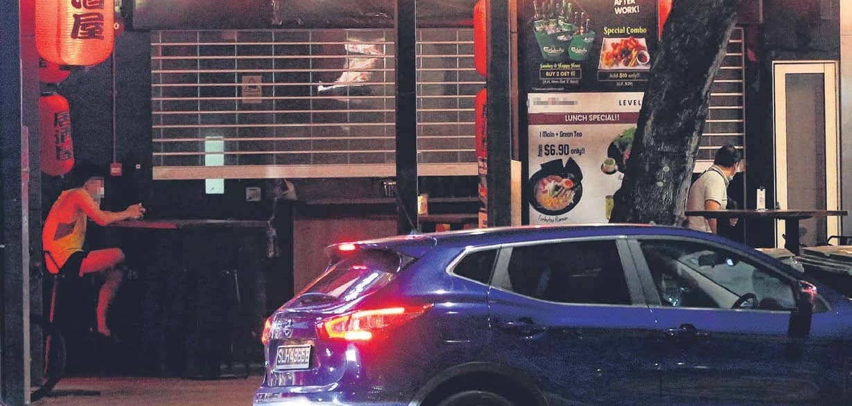 Buzz at suspected KTV outlet in Bugis despite ban | The Straits Times ...