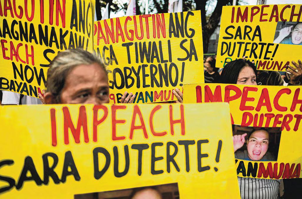 Philippine V-P Duterte impeached as feud with Marcos intensifies | The ...