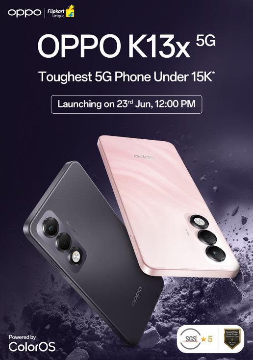 DURABILITY GETS AN UPGRADE; POWER GETS A BOOST– OPPO K13X 5G LAUNCHING ...