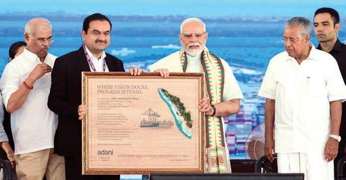 Vizhinjam Port: Modi launches India's first transshipment hub, marks ...