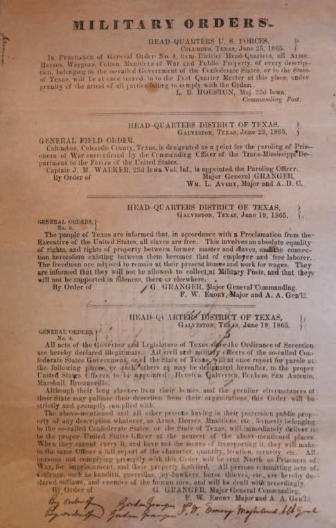 Juneteenth started with handbills proclaiming freedom. Here's what they ...