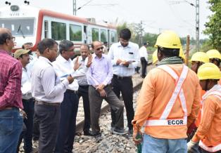 ECOR GM Inspects Sonepur-Purunakatak Railway Section of Khurda Road ...
