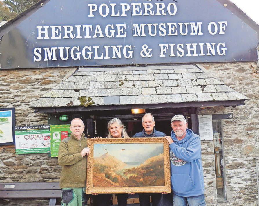 Oldest painting of village returns from US | Cornish Guardian (Newquay ...