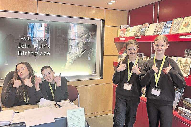 Pupils find new way to tell tale of Dunbar pioneer John Muir ...