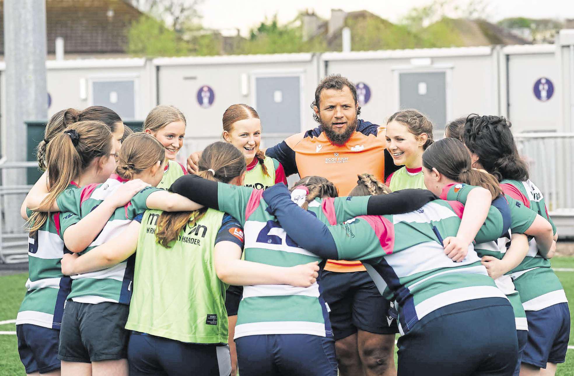Rugby stars of the future train with their heroes on an inspirational ...