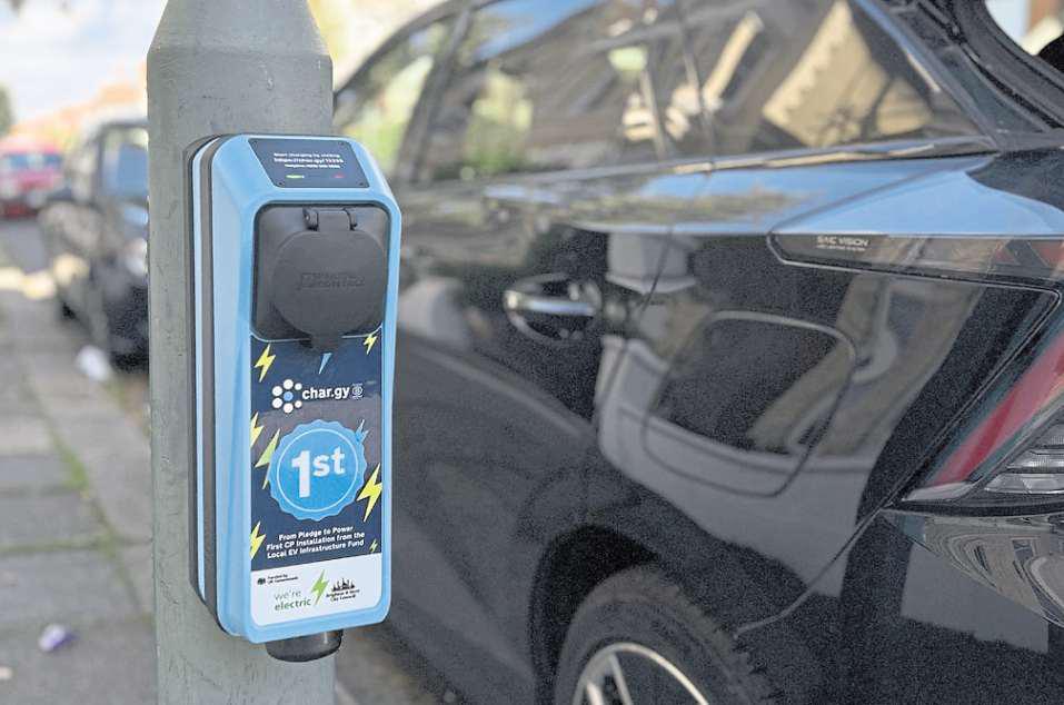 First charger installed in UK's 'largest' on-street EV project ...