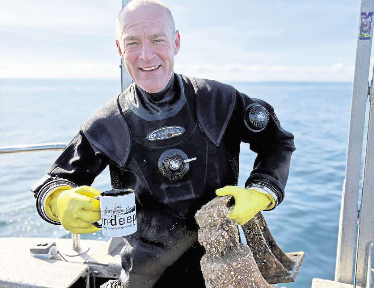 Dom discovers World War Two ship bell 80 years after sinking by U-boat ...