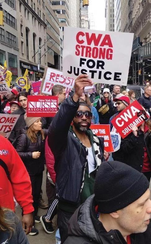 Union march pushes back against Trump/Musk job cuts | New York ...