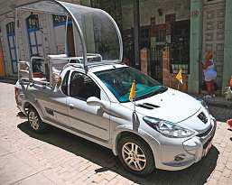 Francis's popemobile converted into clinic for Gazan children | Gulf ...