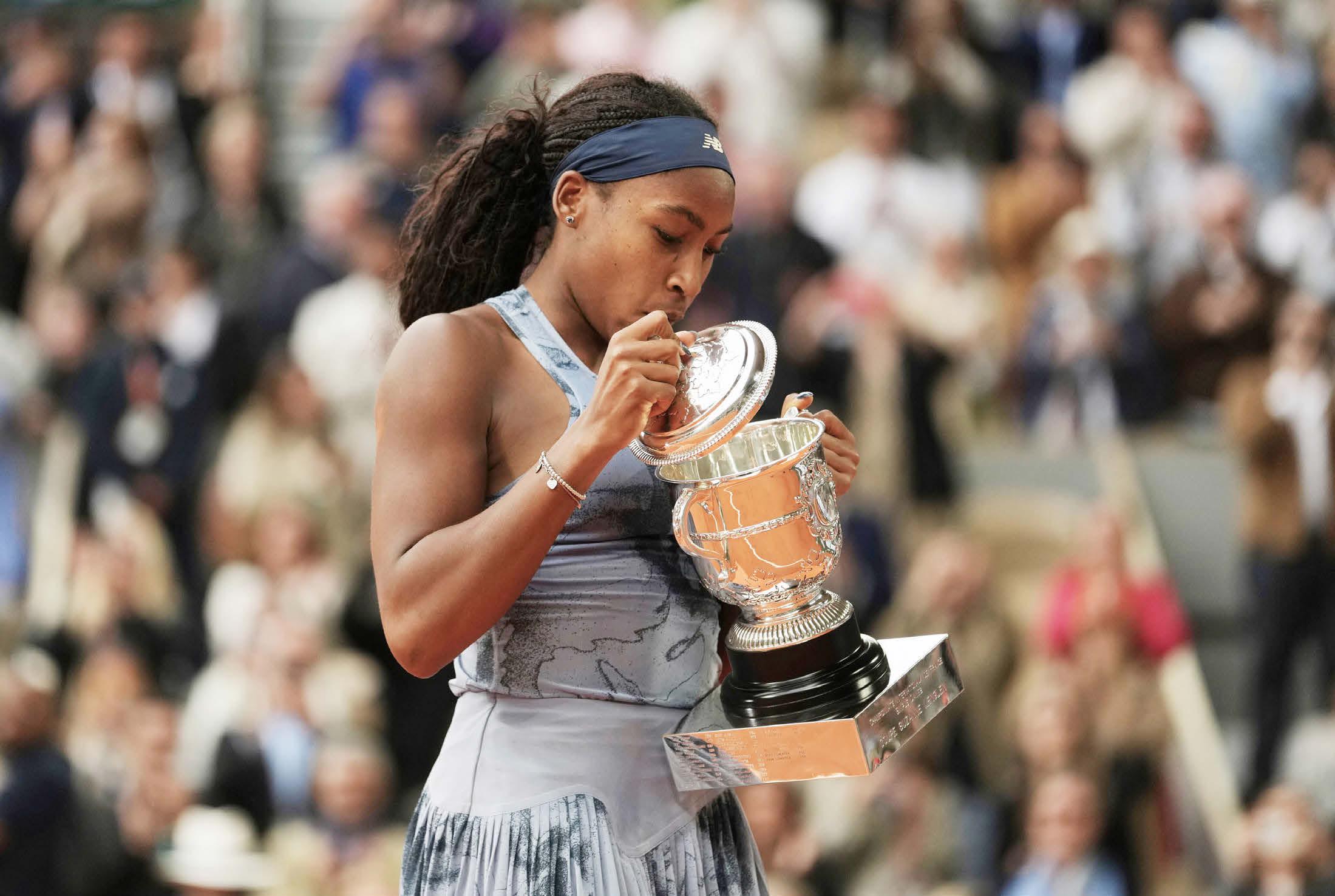 COCO GAUFF USED WORDS AND A MIRROR TO WIN THE FRENCH OPEN | Cricket ...