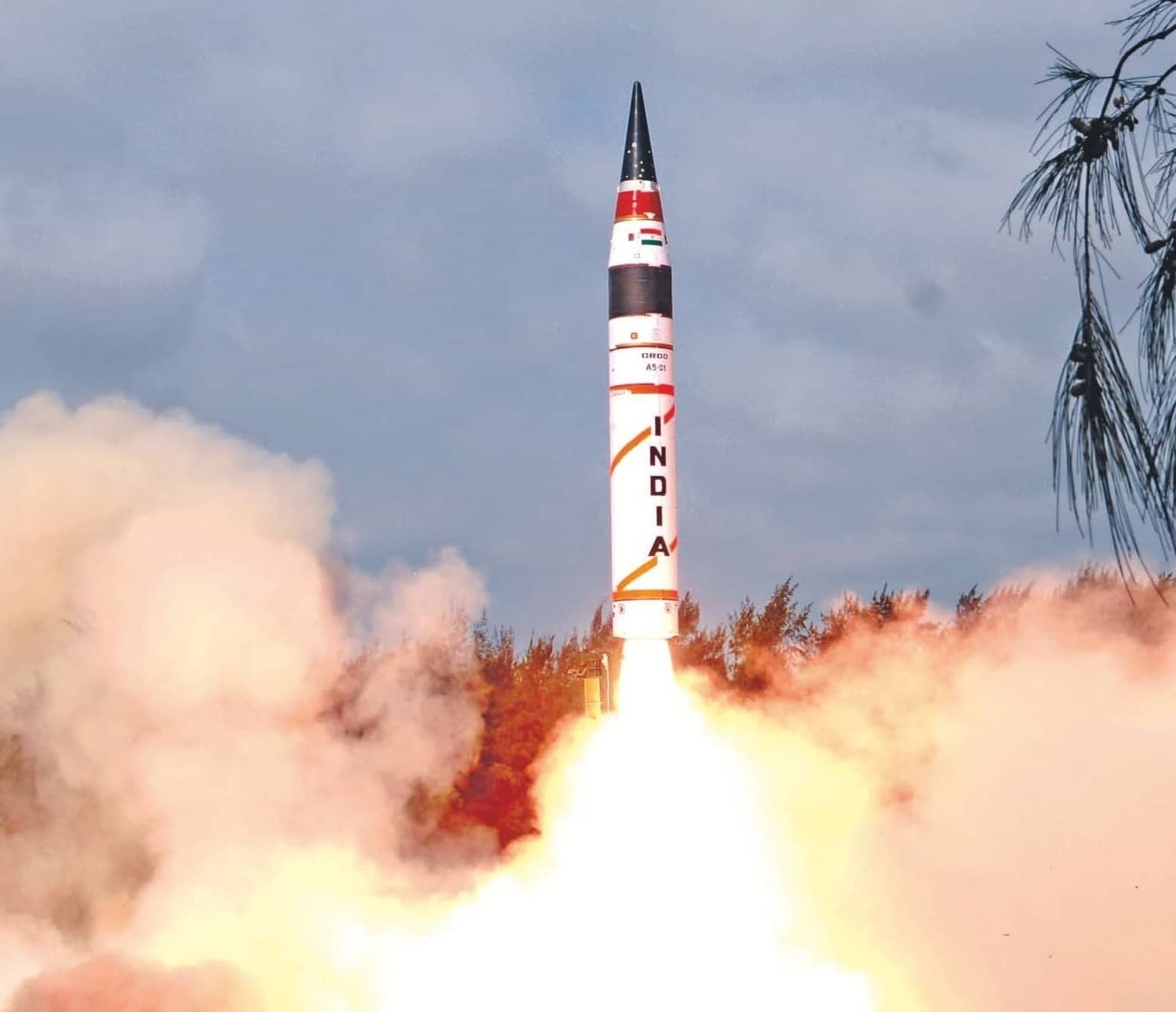 Intercontinental Ballistic Missile High Altitude